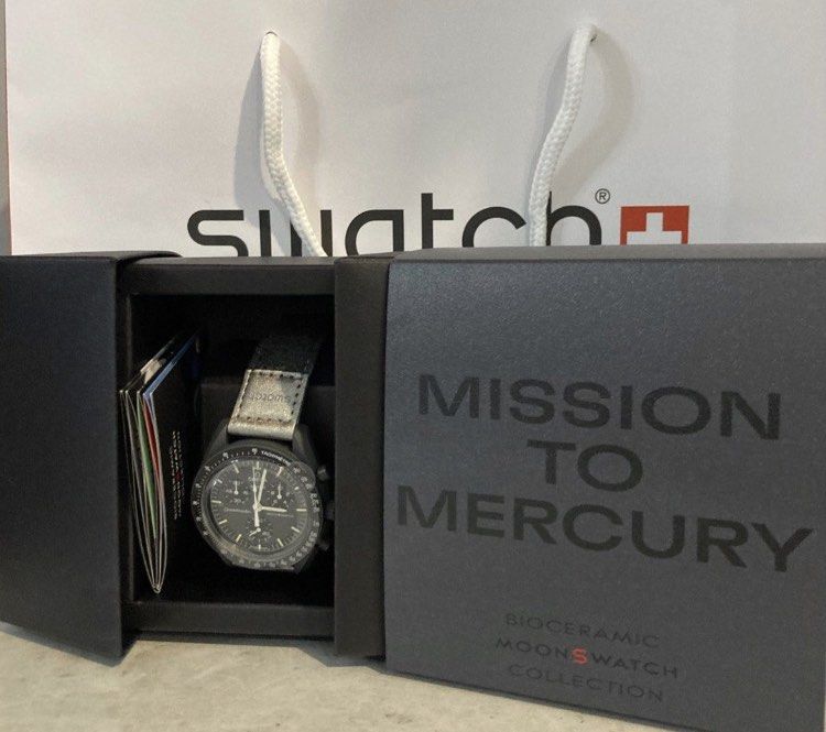 Local receipt receipt Mercury x Omega Swatch, Luxury, Watches on Carousell