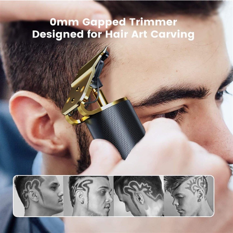 Electric Hair Clipper Rechargeable Hair Trimmer Beard Trimmer Barber ...