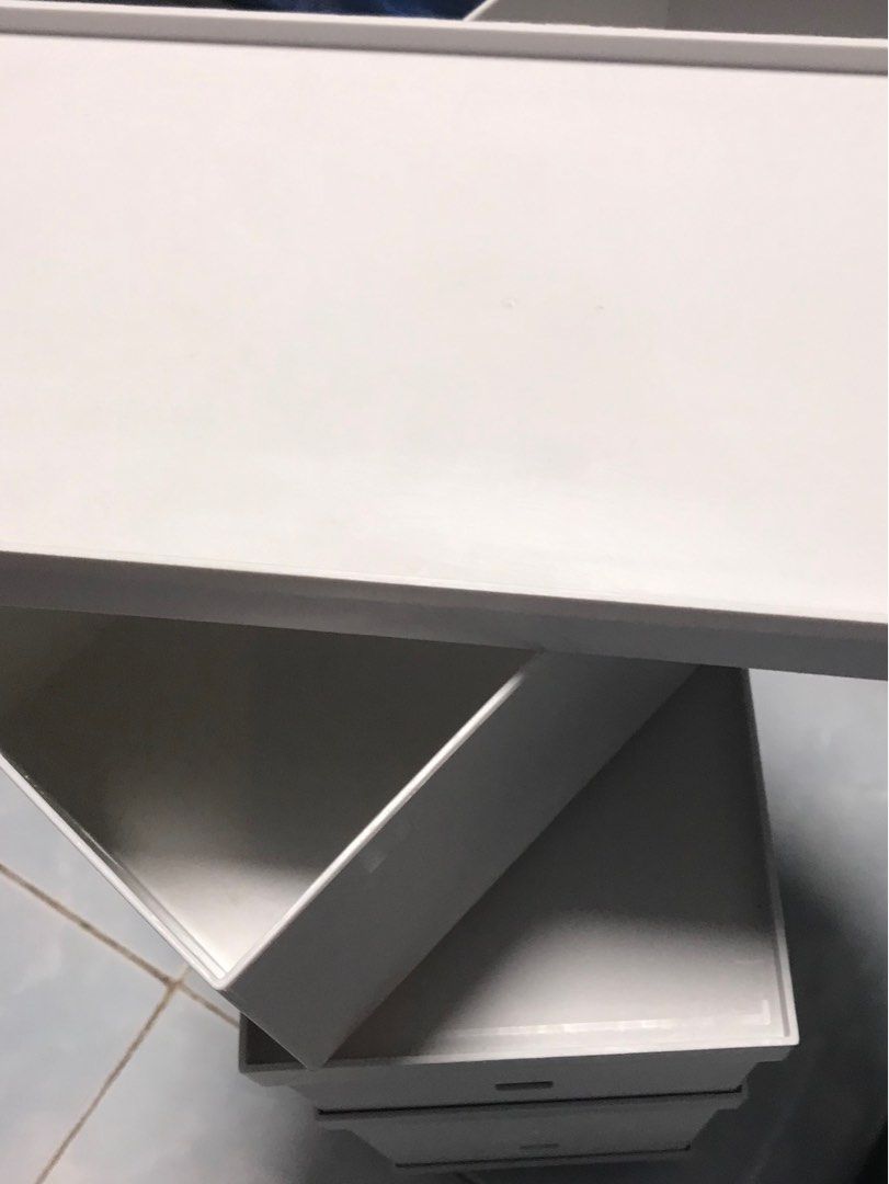 Locaupin Stackable Storage Box Organizer with Wheels on Carousell