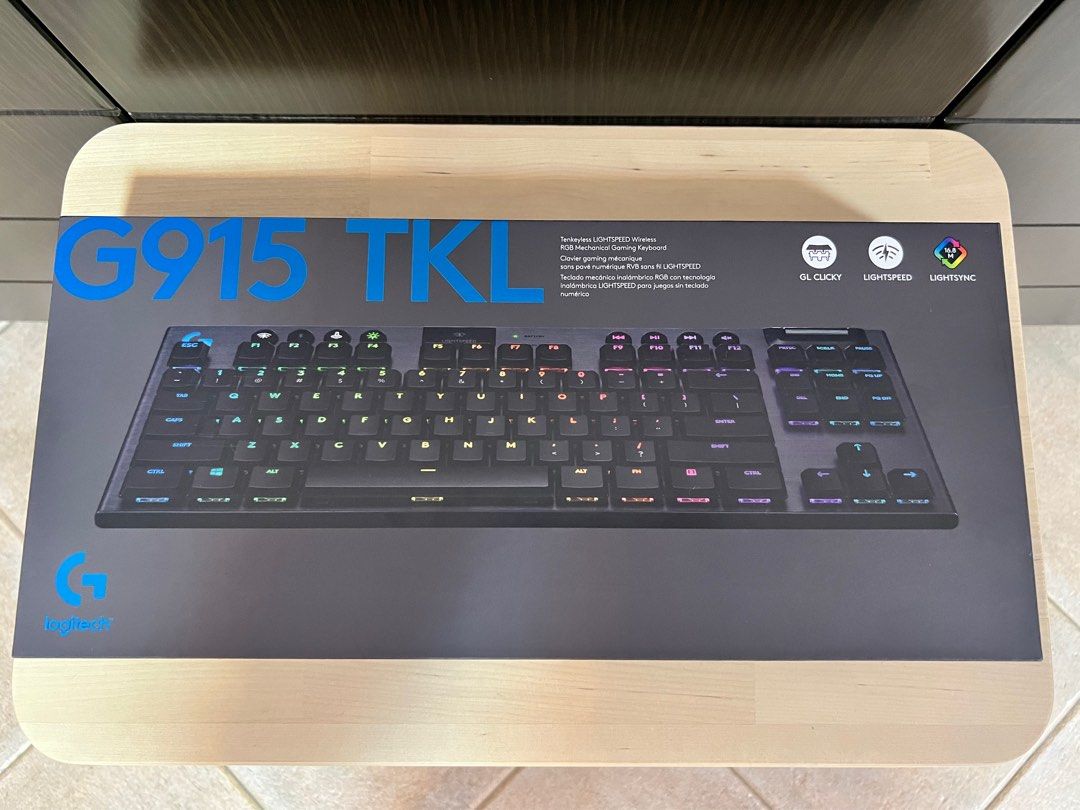 Logitech G915 TKL Tenkeyless LIGHTSPEED Wireless RGB Mechanical Gaming ...