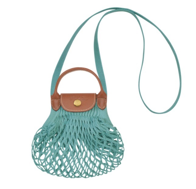 LONGCHAMP LE PLIAGE FILET XS - LAGOON BLUE, Women's Fashion, Bags ...