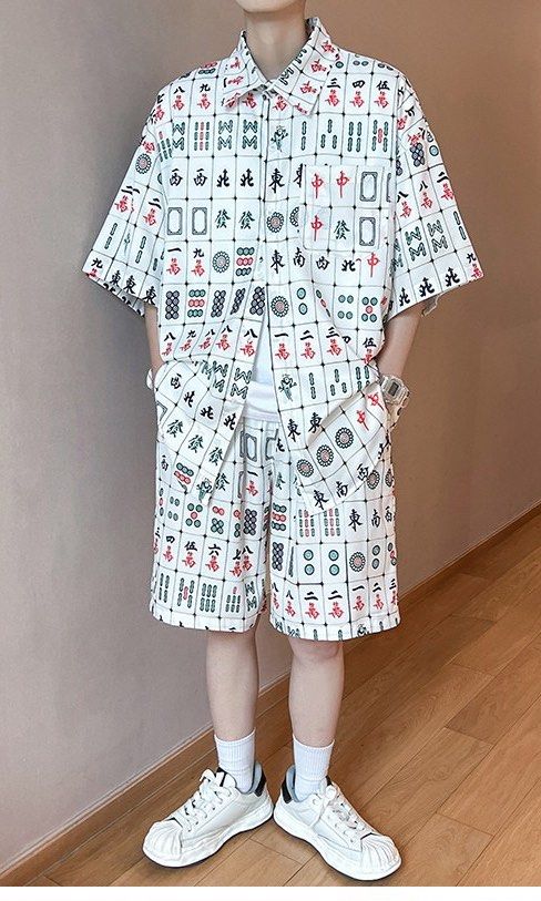 Mahjong Outfit Set Unisex Co-ord, Women's Fashion, Dresses & Sets, Sets ...