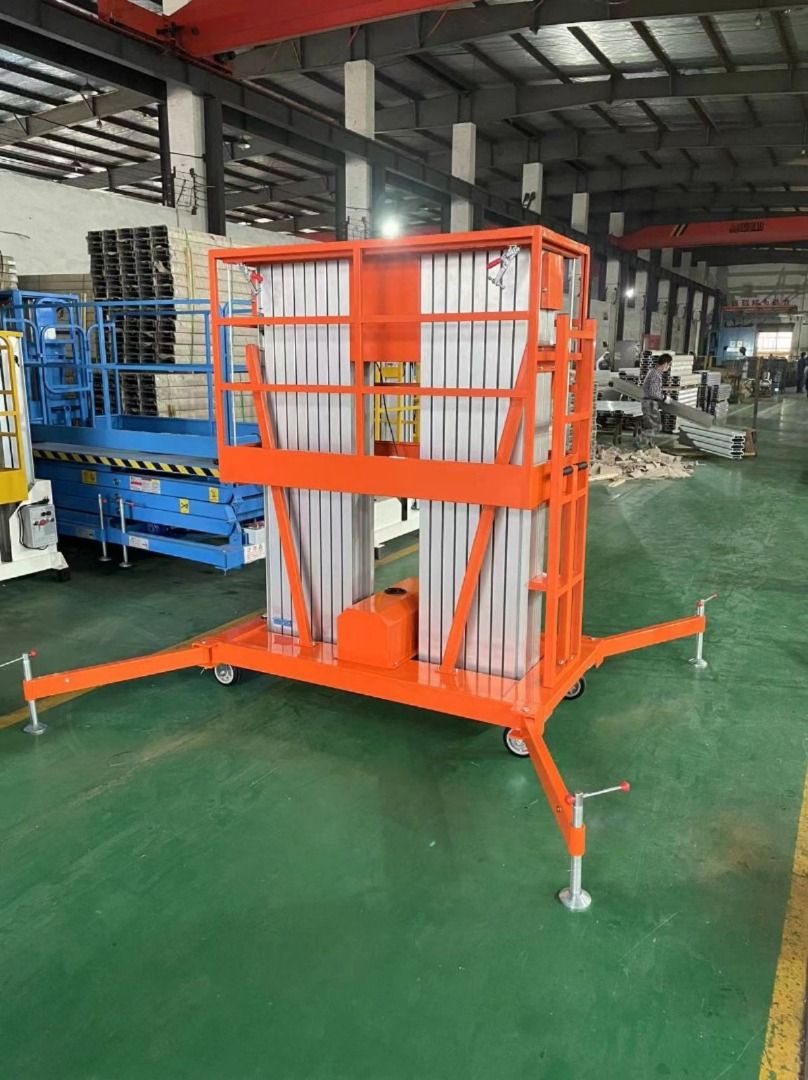Man Lifter Scissors Lift Platform Double mast aluminum, Commercial ...