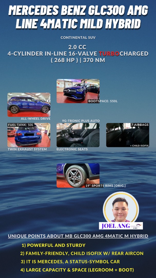 Mercedes-Benz GLC-Class Mild Hybrid GLC300 AMG Line 4MATIC (A), Cars ...