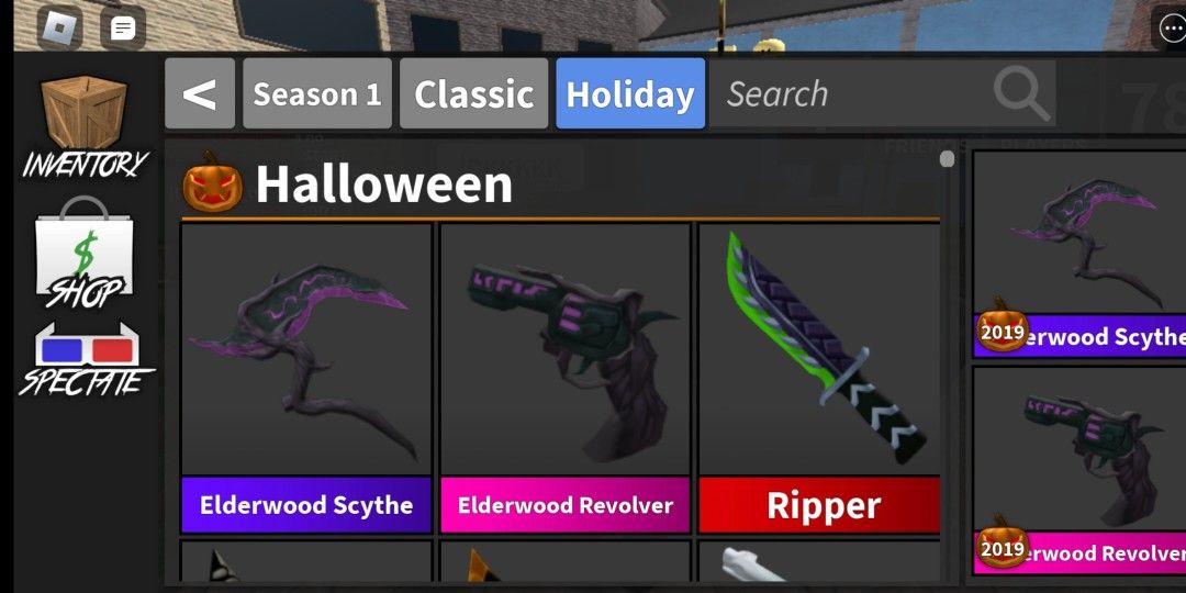 MM2 Elderwood Set (individual also have), Video Gaming, Video Game ...