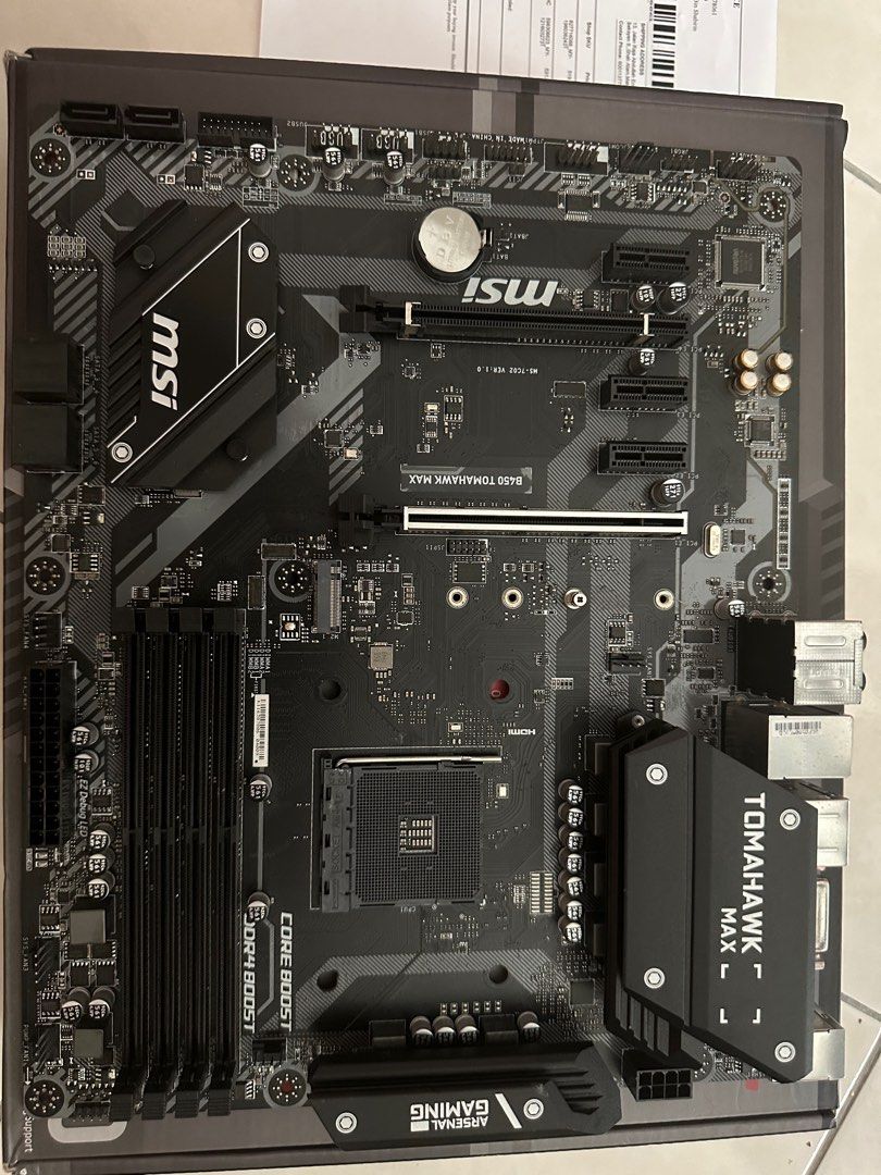 MSI B450 Tomahawk Max - ATX Mobo, Computers & Tech, Parts & Accessories ...