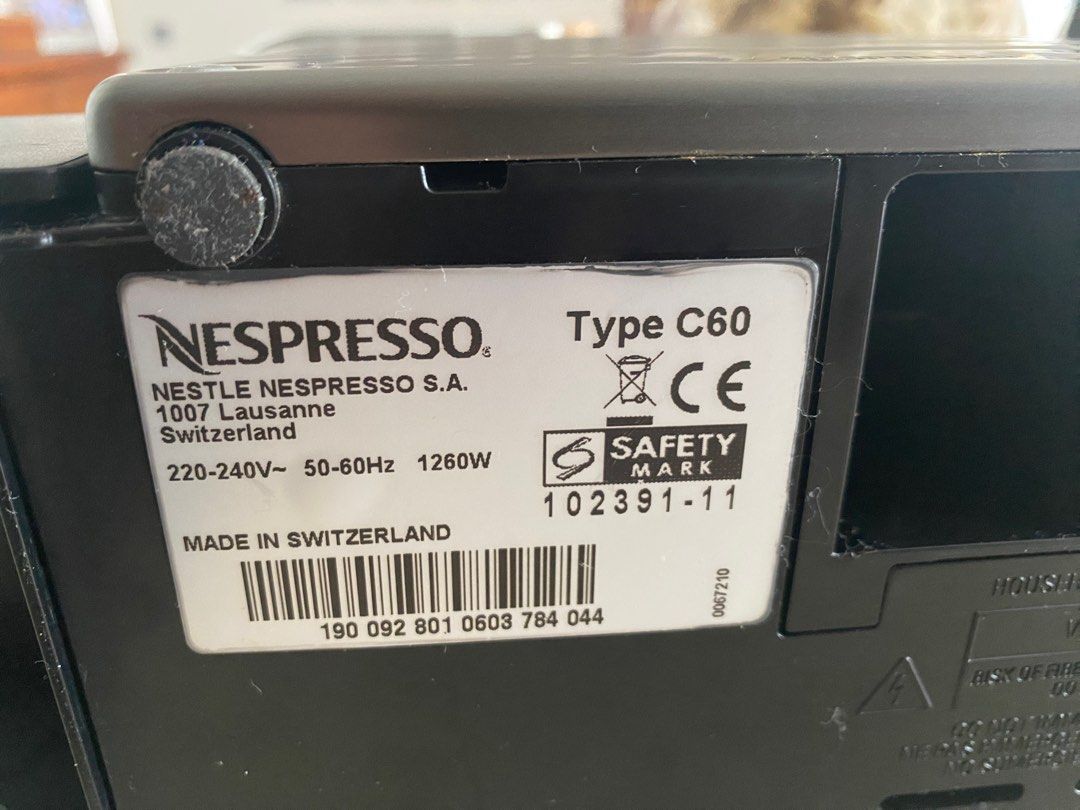 Nespresso Pixie C60 Steel, TV & Home Appliances, Kitchen Appliances ...