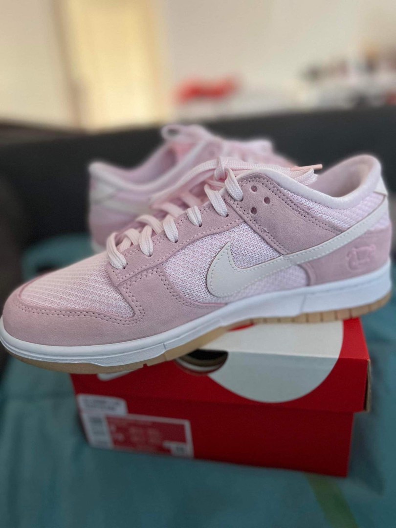 Nike Dunk Low Soft Pink on Carousell