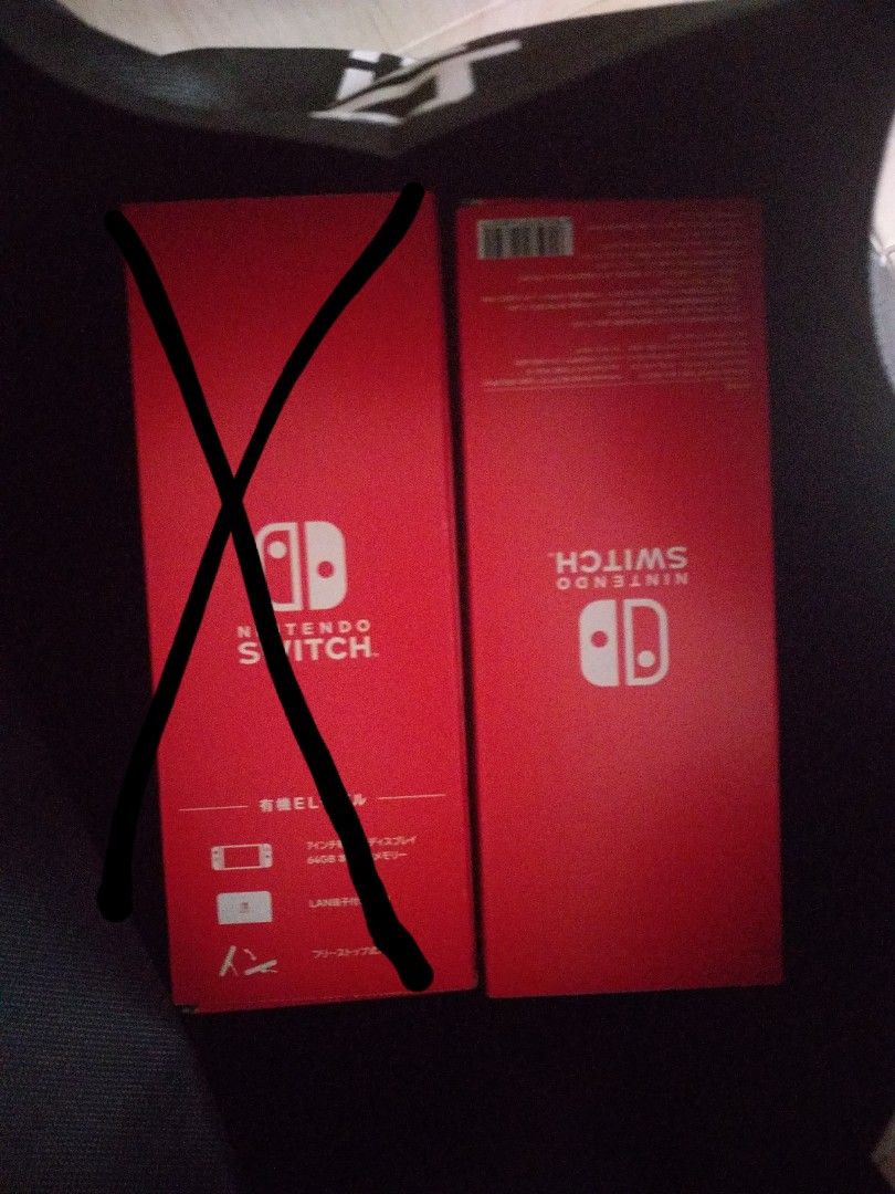 1 set Nintendo switch OLED (NEON), Video Gaming, Video Game Consoles ...