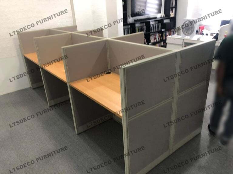 office partition modular bpo cubicles table furniture on Carousell