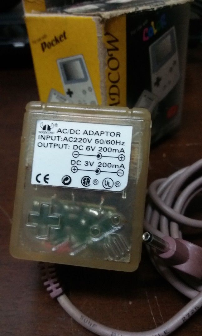 Old nintendo gameboy colour charger, Video Gaming, Gaming Accessories ...