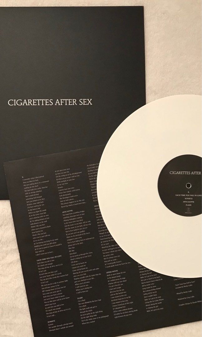 [on Hand] Cigarettes After Sex Cigarettes After Sex White Vinyl Lp