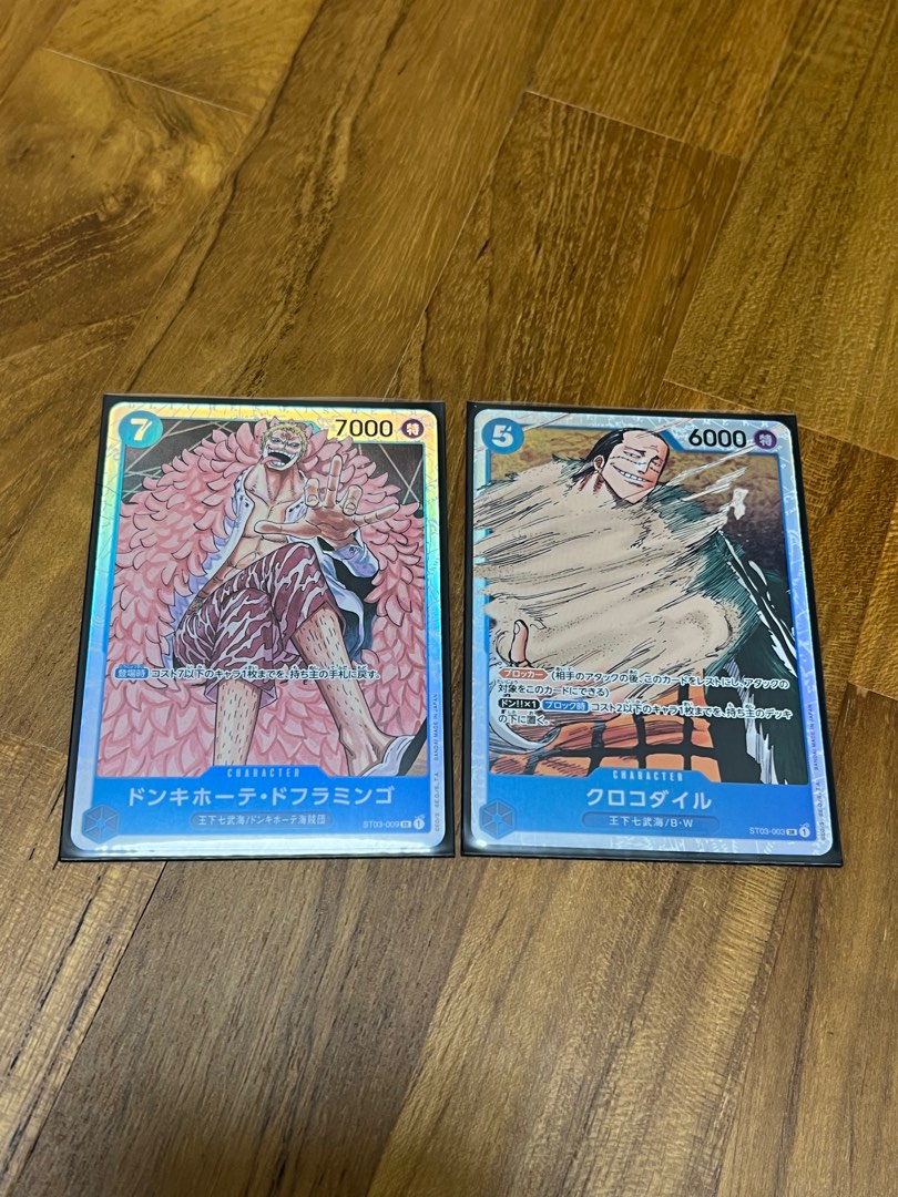 One piece TCG doflamingo crocodile, Hobbies & Toys, Toys & Games on ...