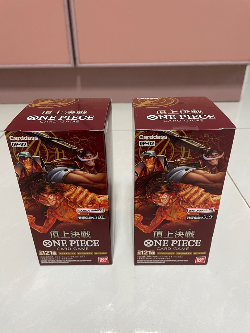 One Piece TCG OP-02 sealed Booster box (left 1), Hobbies & Toys, Toys ...