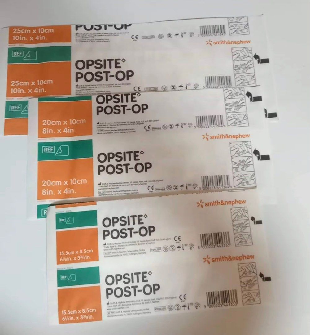 Opsite Post Op Waterproof dressing, Health & Nutrition, Medical ...