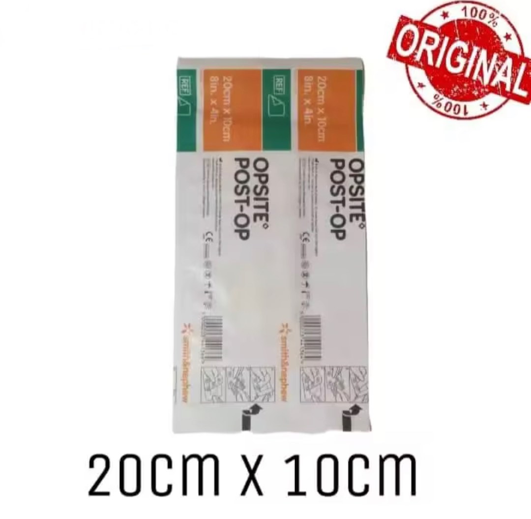 Opsite Post Op Waterproof dressing, Health & Nutrition, Medical ...