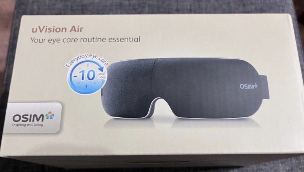 OSIM uVision Air Eye Massager, Health & Nutrition, Massage Devices on ...