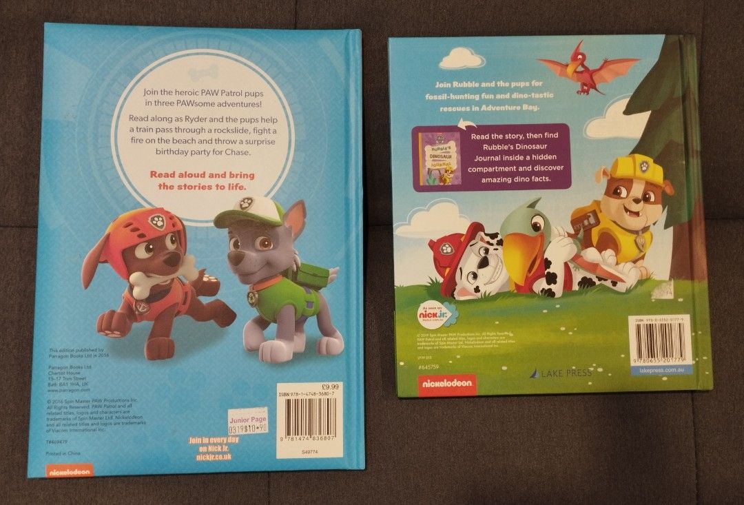 Paw Patrol books, Hobbies & Toys, Books & Magazines, Children's Books ...