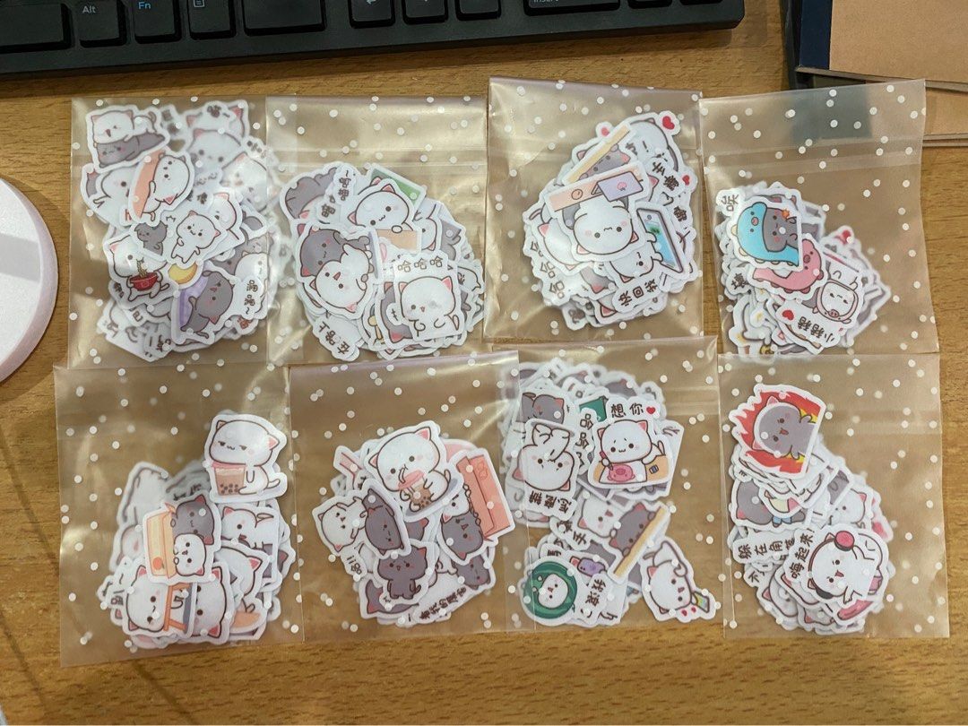 Peach and Goma Sticker pack, Hobbies & Toys, Stationery & Craft, Other ...