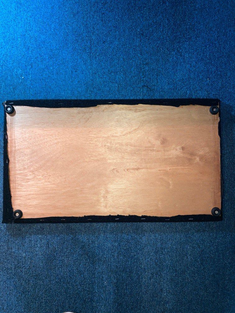 Pedalboard bag and wooden pedalboard, Hobbies & Toys, Music & Media ...