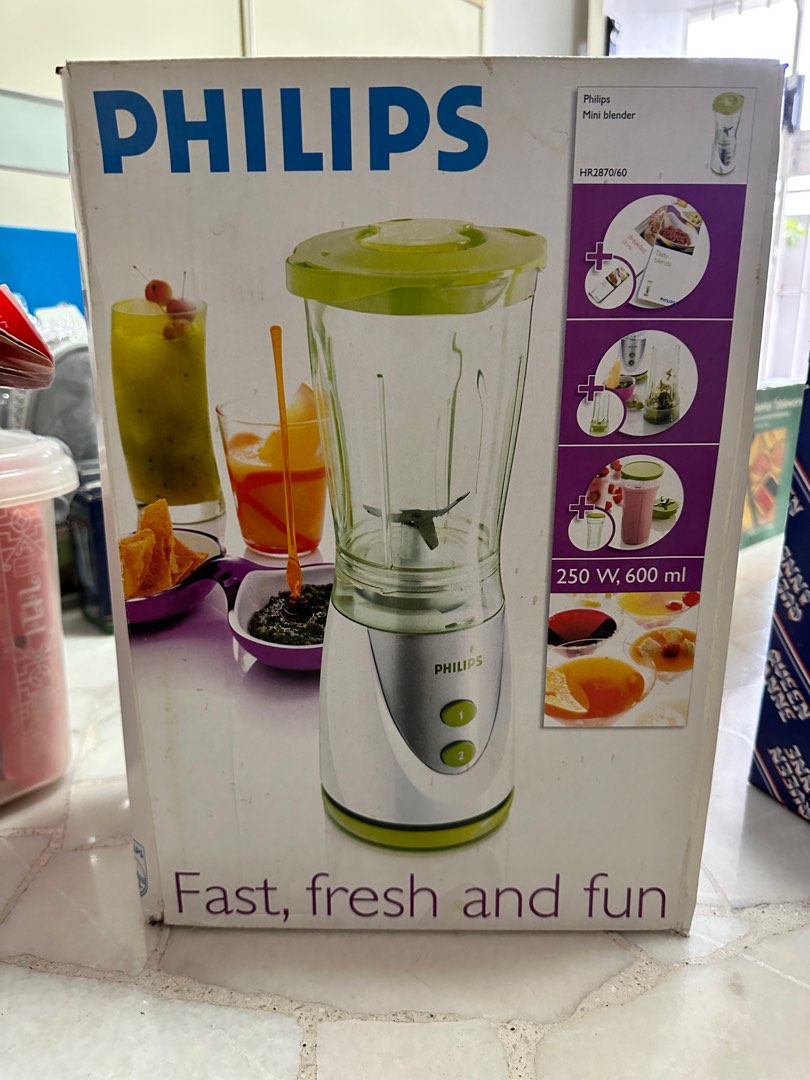 Philips Mini Blender HR2870/60, TV & Home Appliances, Kitchen ...