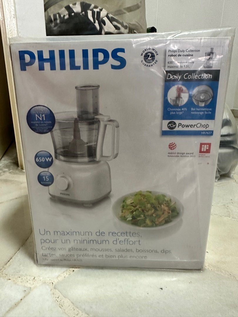 Philips PowerChop Food Processor Blender, TV & Home Appliances, Kitchen ...