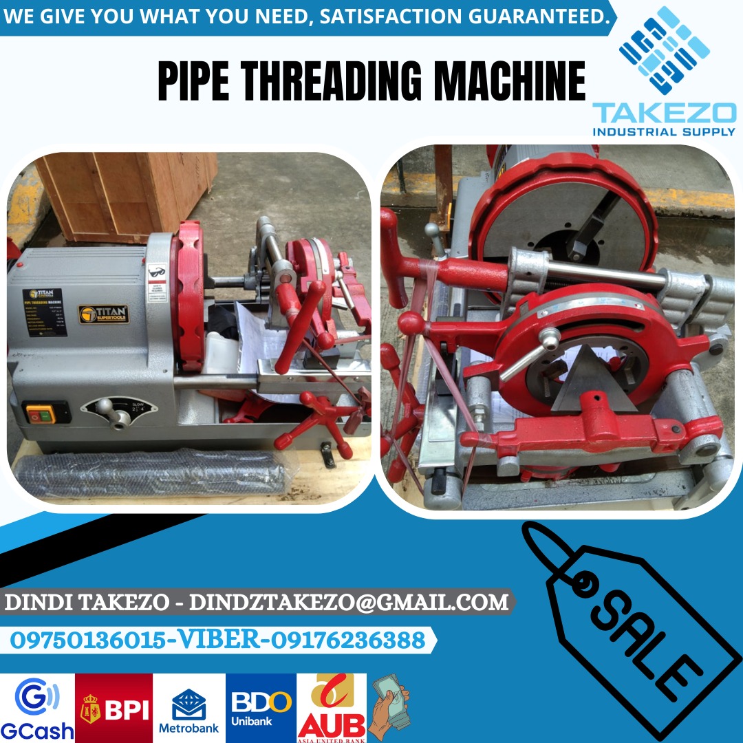 Pipe Threading Machine, Commercial & Industrial, Industrial Equipment ...