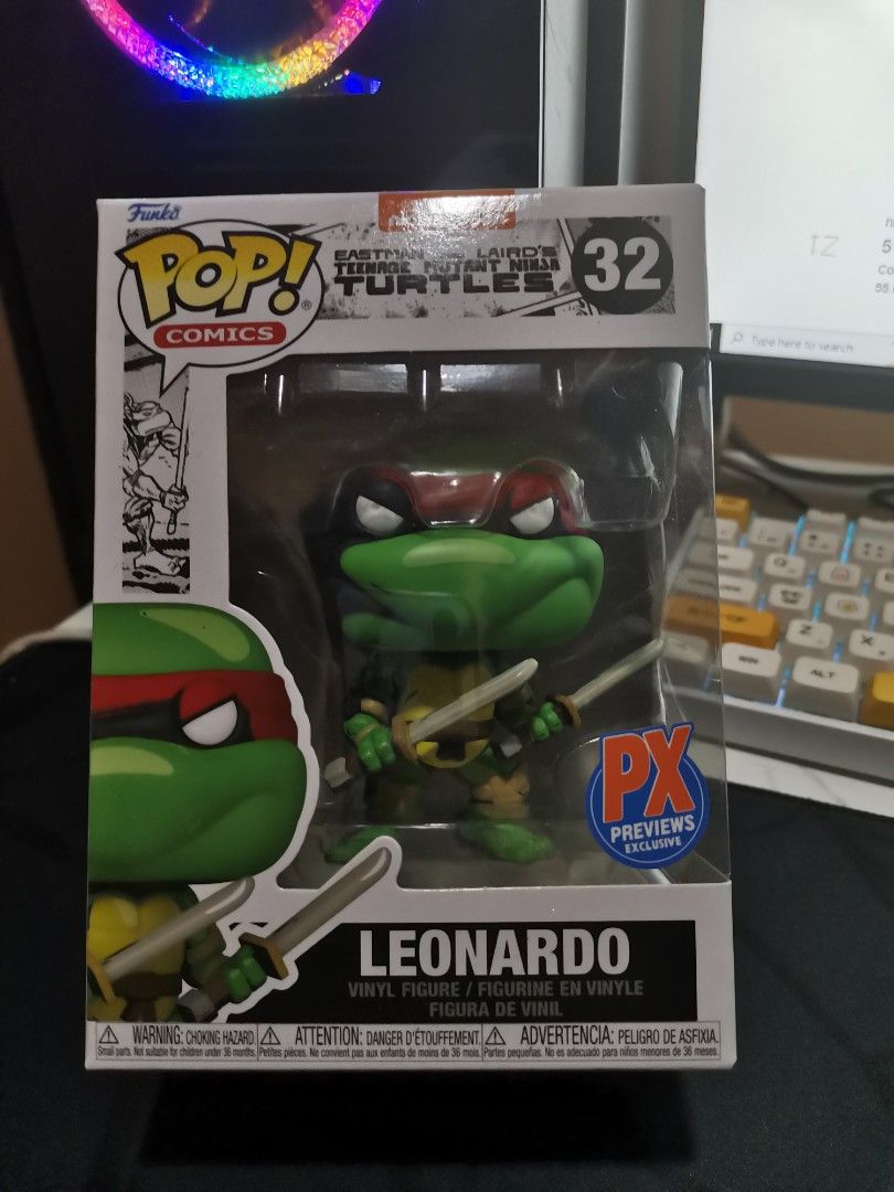 POP! Comics: Teenage Mutant Ninja Turtles Leonardo 32, Funko Pop ...