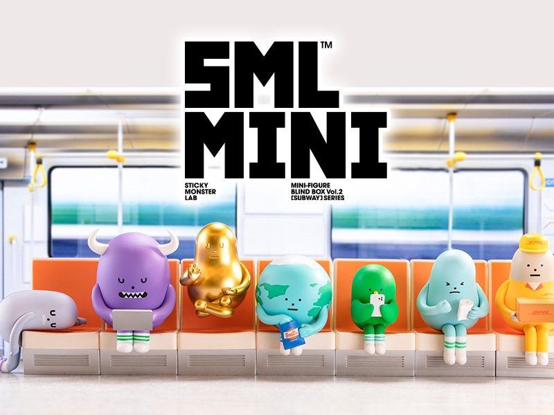Pop Mart Sticky Monster Lab Subway Series Set of 12, Hobbies & Toys ...