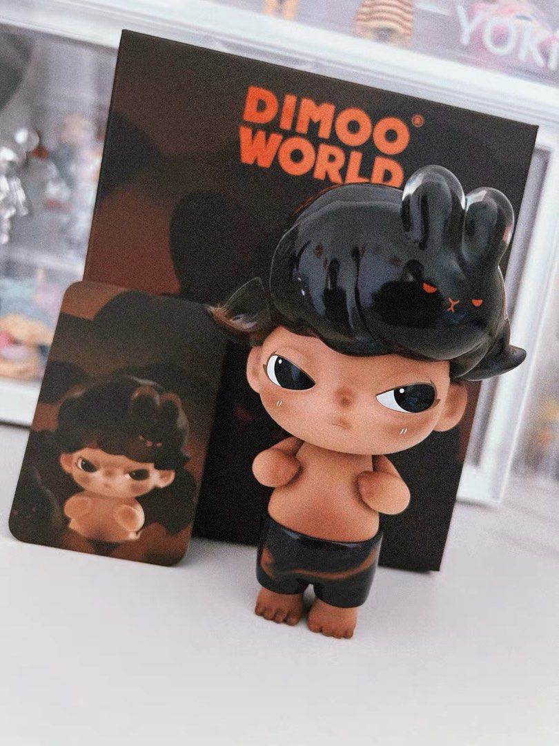 Popmart Dimoo Limited Edition Rare Sakura Jelly & Coffee Panacotta ...