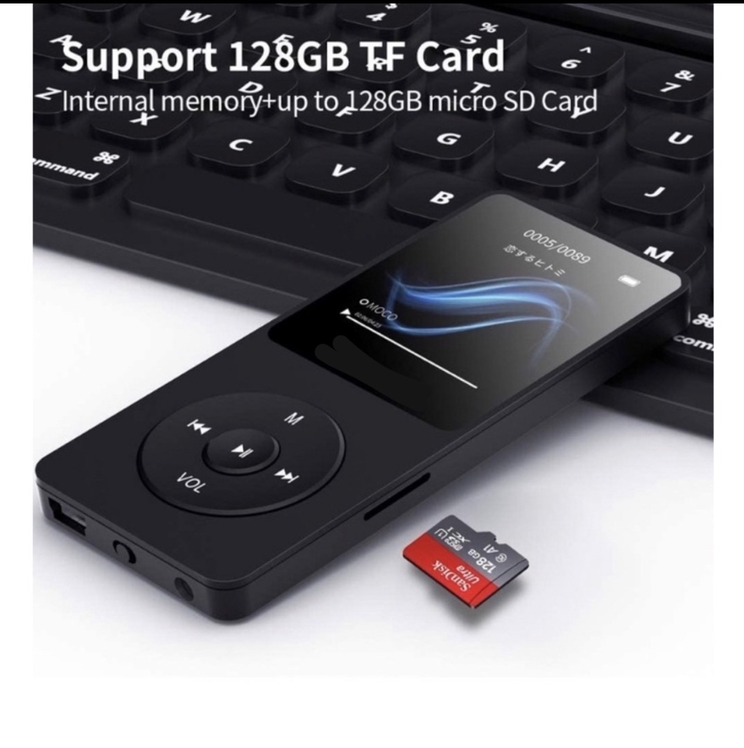 Portable mp3 player music player voice recorder Sd card slot fm radio ...