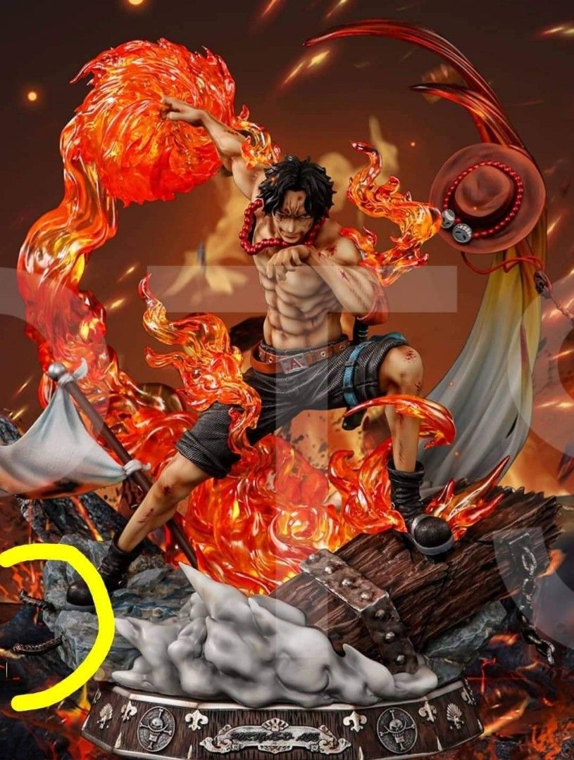 PORTGAS D ACE RESIN 1/6 SCALE, Hobbies & Toys, Toys & Games on Carousell
