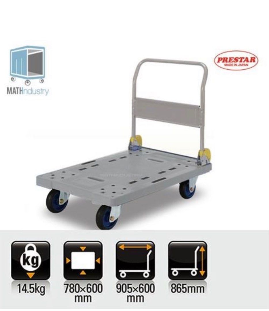 Prestar heavy duty trolley (300kg), Furniture & Home Living, Home ...