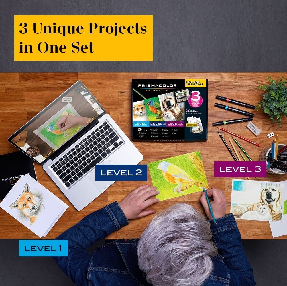 Prismacolor Technique, Art Supplies and Digital Art Lessons, Animal ...