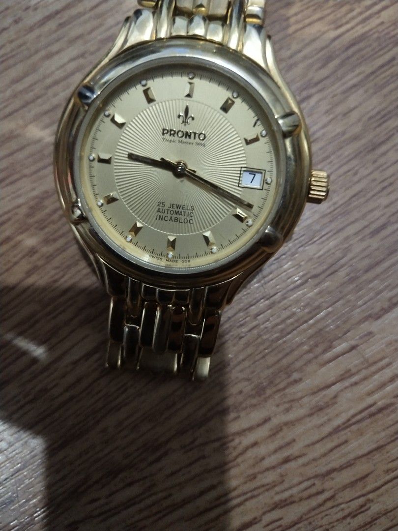 Pronto Swiss Watch Rare, Men's Fashion, Watches & Accessories, Watches ...