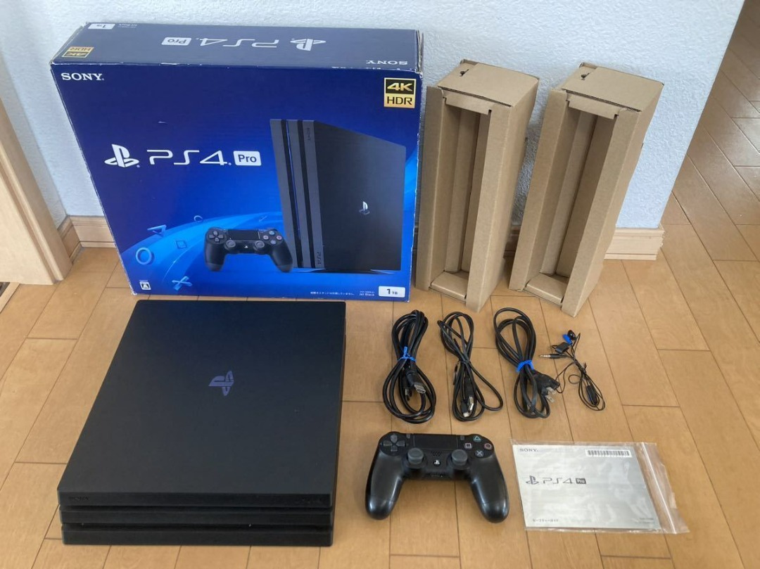 PS4 Pro Jet Black 1TB (CUH-7200BB01) 遊戲機初始化確認, 電子遊戲, 電子遊戲機, PlayStation ...