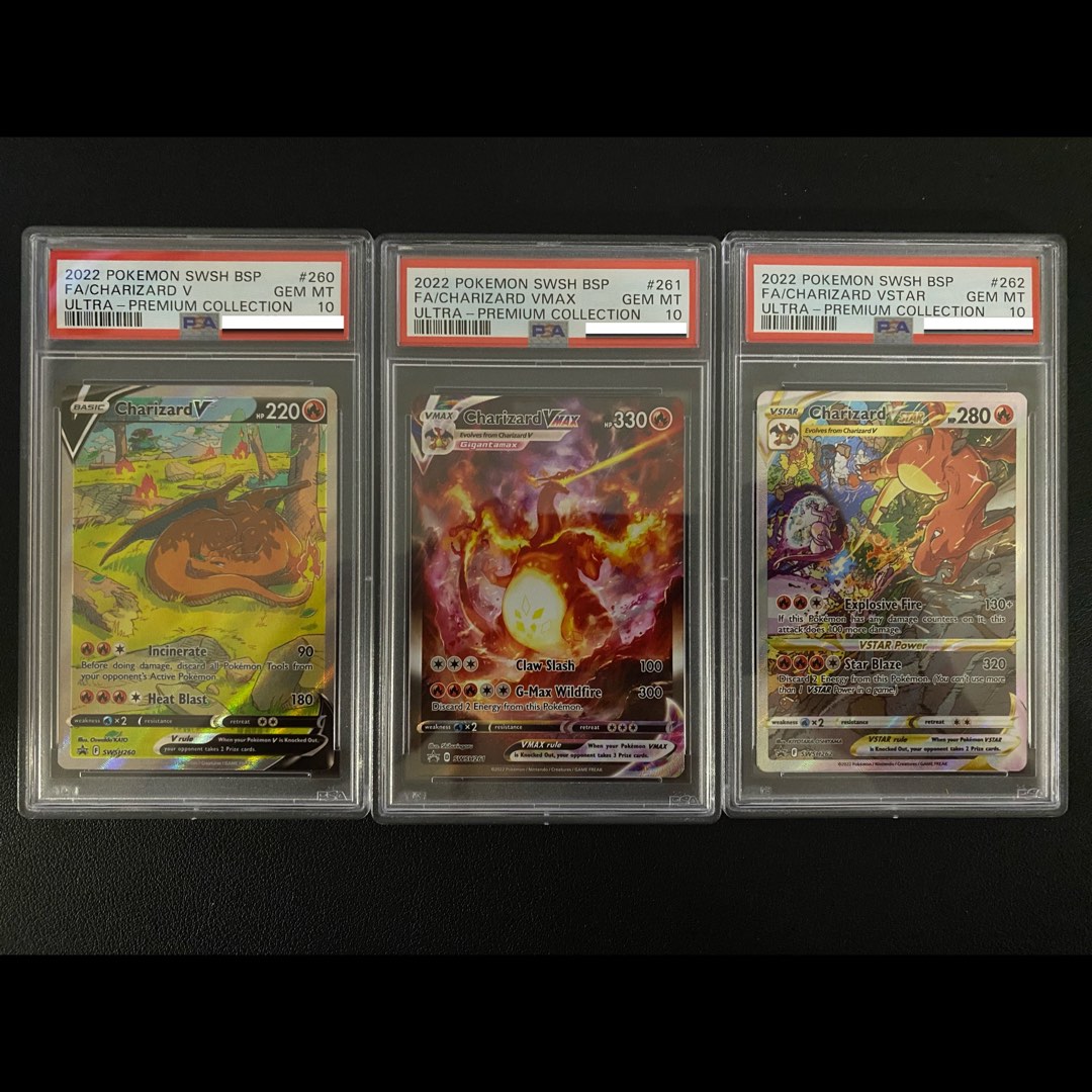 [PSA 10] Charizard Set UPC Ultra Premium Collection Pokemon Card TCG ...