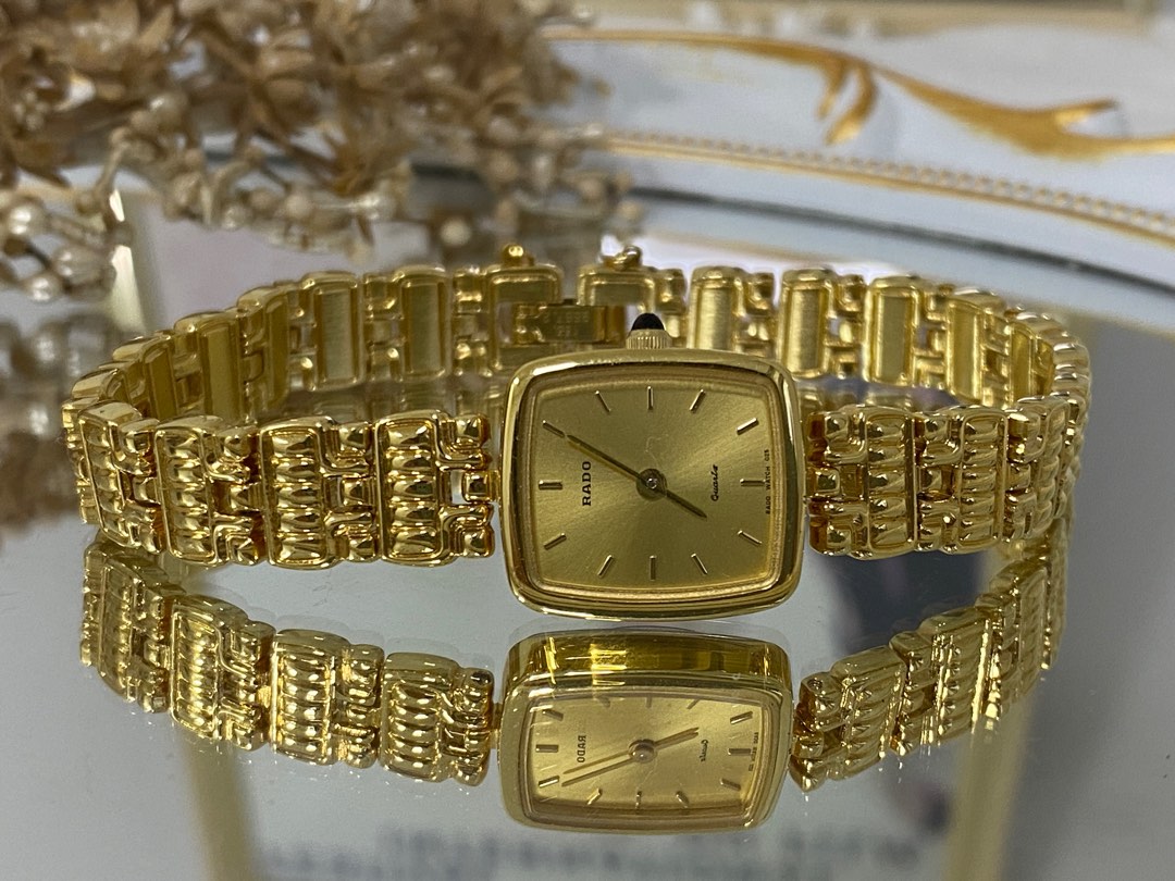 RADO Vintage Watch Ladies Gold Classic, Luxury, Watches on Carousell