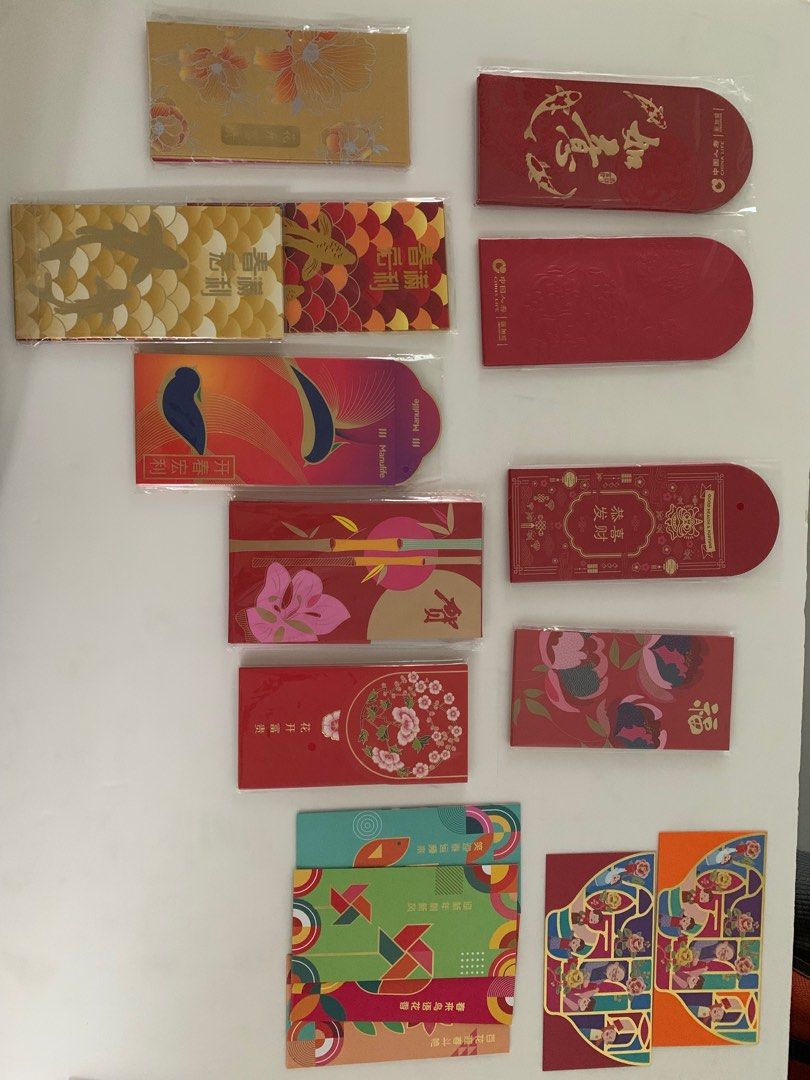 Red Packets Ang Pao Collection- Set A, Hobbies & Toys, Memorabilia ...