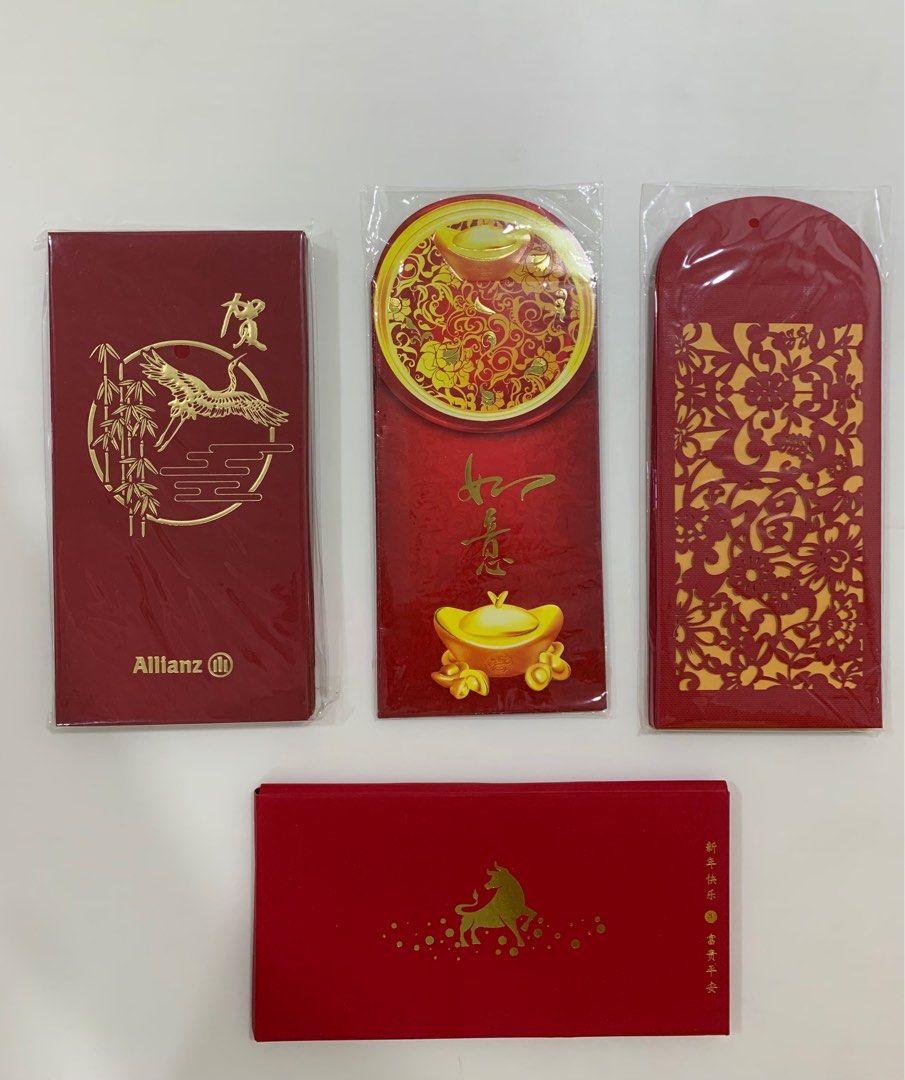 Red Packets Ang Pao Collection- Set A, Hobbies & Toys, Memorabilia ...