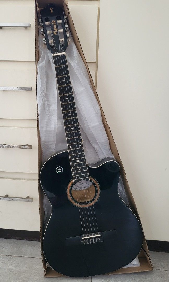 RJ Deluxe Acoustic Guitar, Hobbies & Toys, Music & Media, Musical Instruments on Carousell