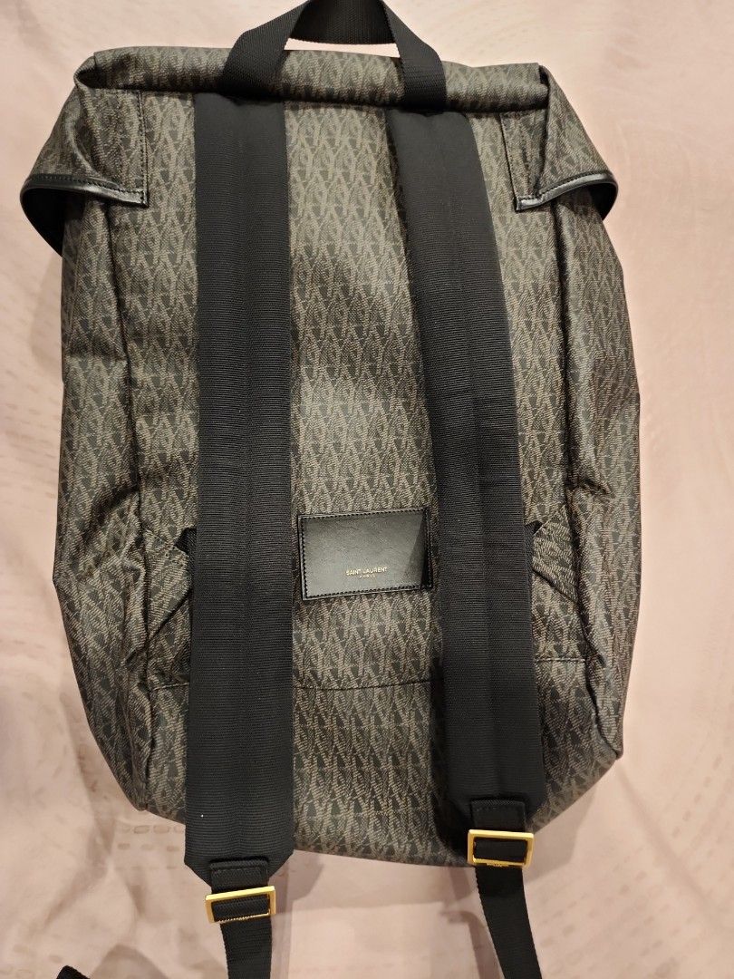 Saint Laurent Monogram Buckled Backpack YSL, Men's Fashion, Bags ...