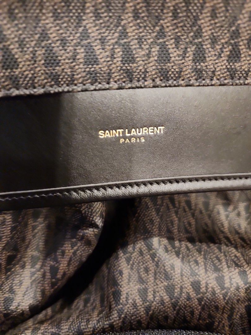 Saint Laurent Monogram Buckled Backpack YSL, Men's Fashion, Bags ...