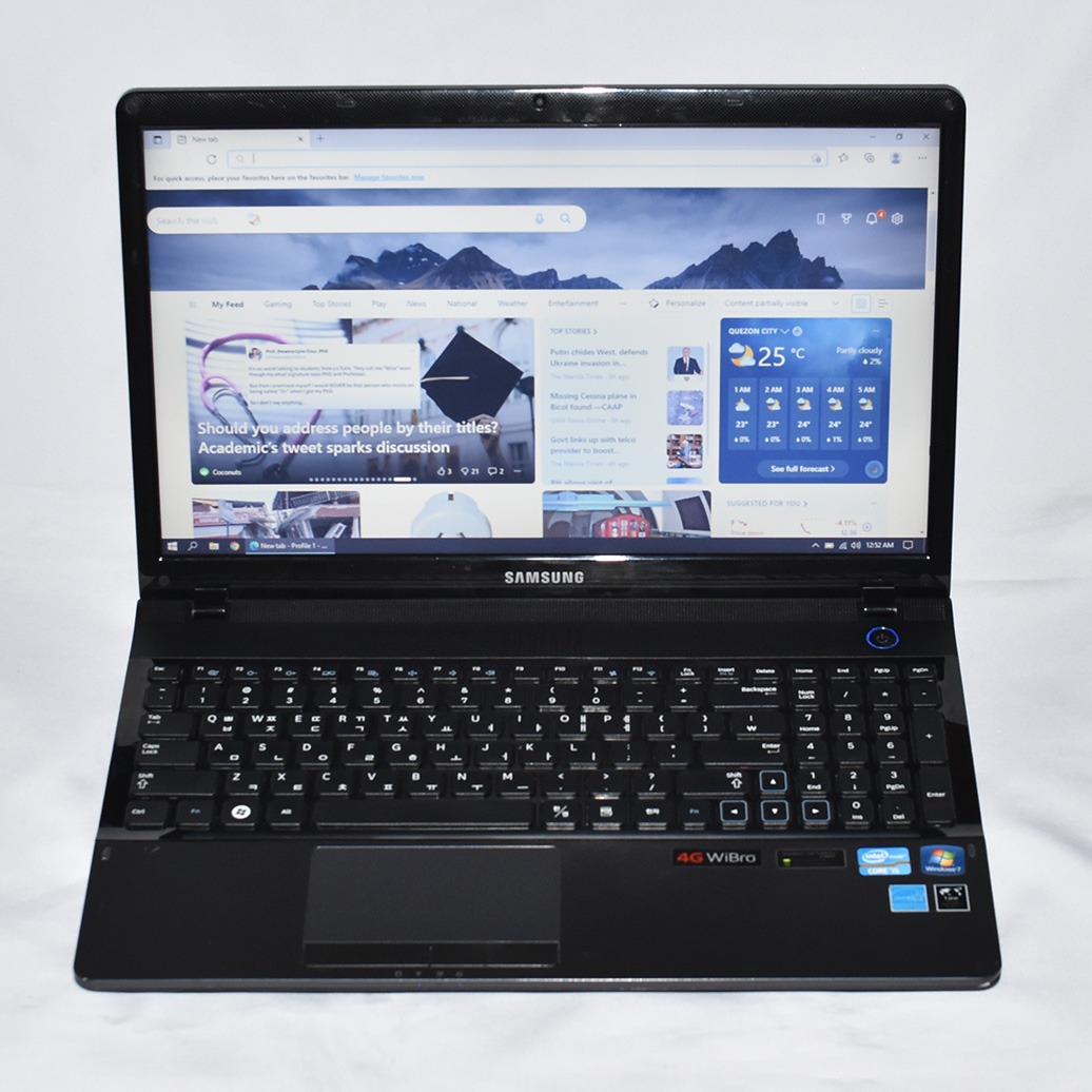 Samsung Core i5 2nd gen 15.6" Laptop (i5-2450M, 8GB Ram, 128GB SSD ...