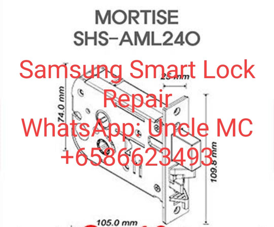 Samsung Smart Lock Mortise - SHS-AML240, Furniture & Home Living ...