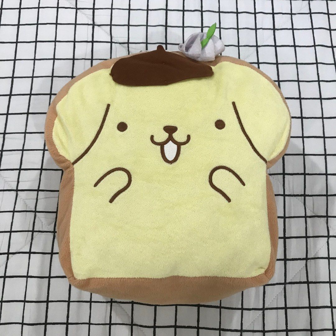 Sanrio Pompompurin Bakery Bread Toast Plush Stuffed Toy on Carousell