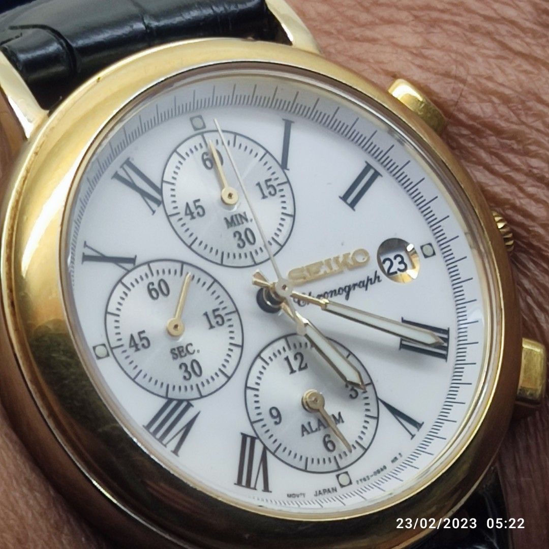 Seiko Alarm Chronograph Quartz, Men's Fashion, Watches & Accessories ...