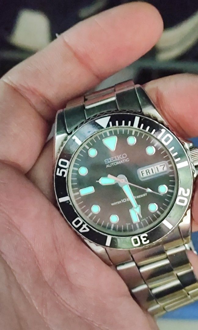 Seiko SKX023 submariner, Men's Fashion, Watches & Accessories, Watches ...