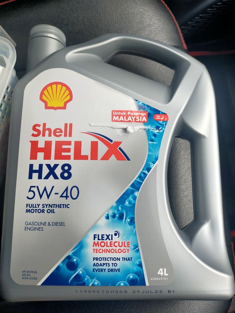 Shell Helix HX8 5W-40 fully Systehtic engine oil, Services, Others on ...