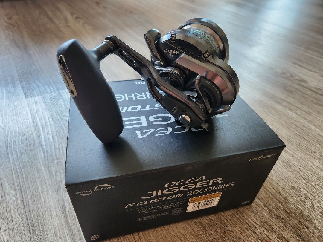 Shimano Ocea jigger 2000NRHG (F Custom), Sports Equipment, Fishing on ...